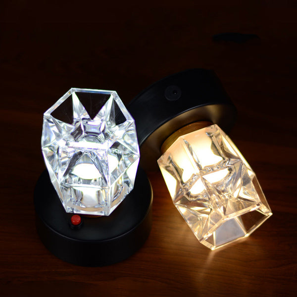 Bar Atmosphere Table Crystal Lamp Led Lights Charging – Halfkick